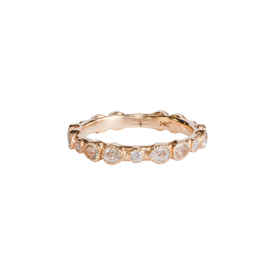 PEAR SAPPHIRE STACK BAND – Armenta Collection