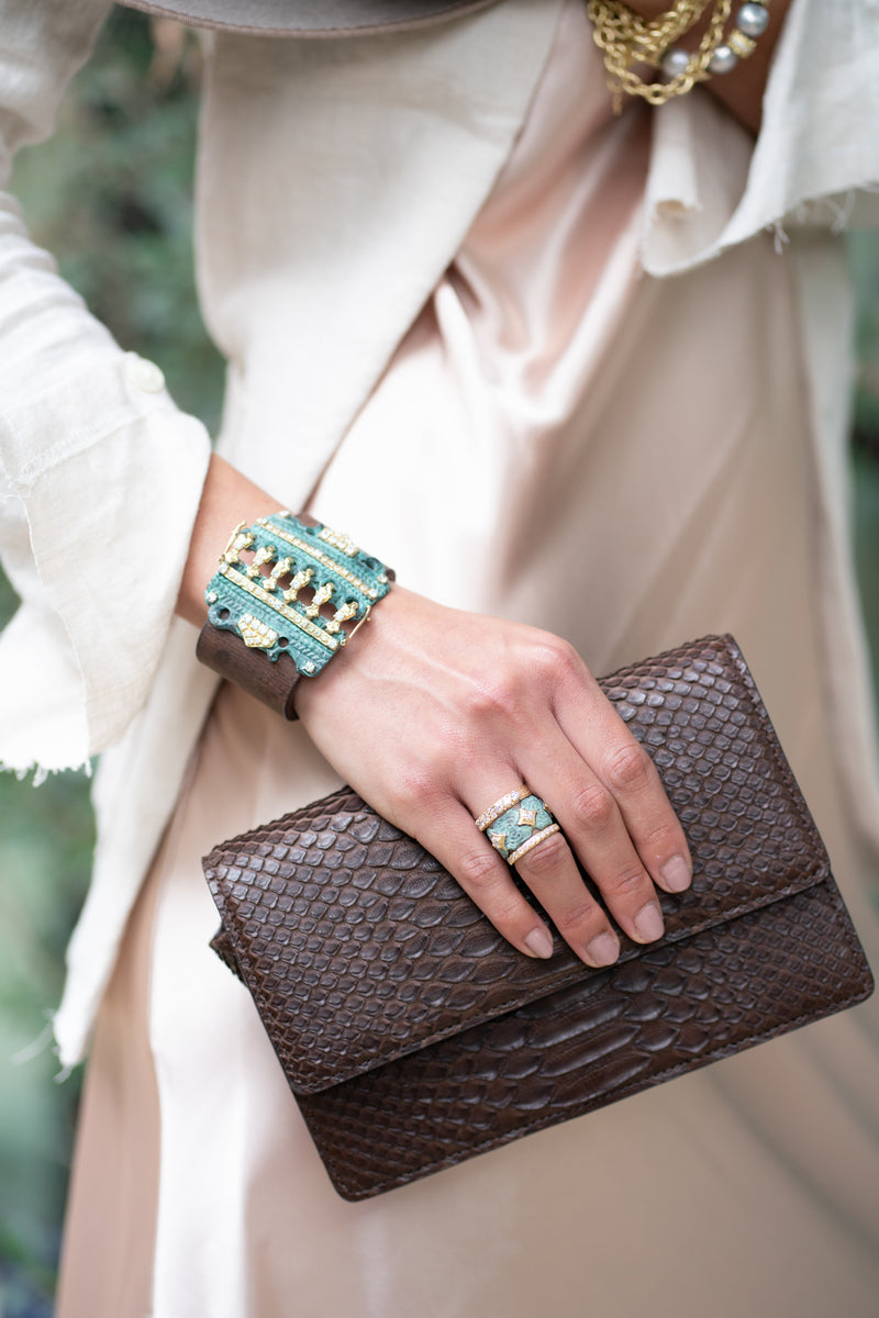 CRIVELLI AND ARTIFACT STACK RING – Armenta Collection