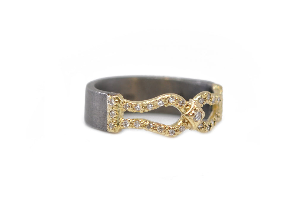 PAPERCLIP STACK RING – Armenta Collection