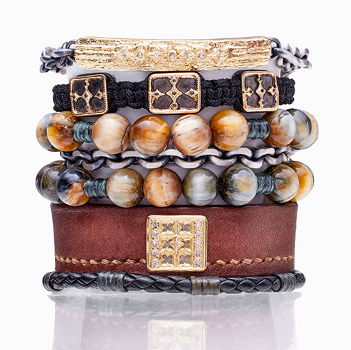 Men's Bracelet Stack – Armenta Collection