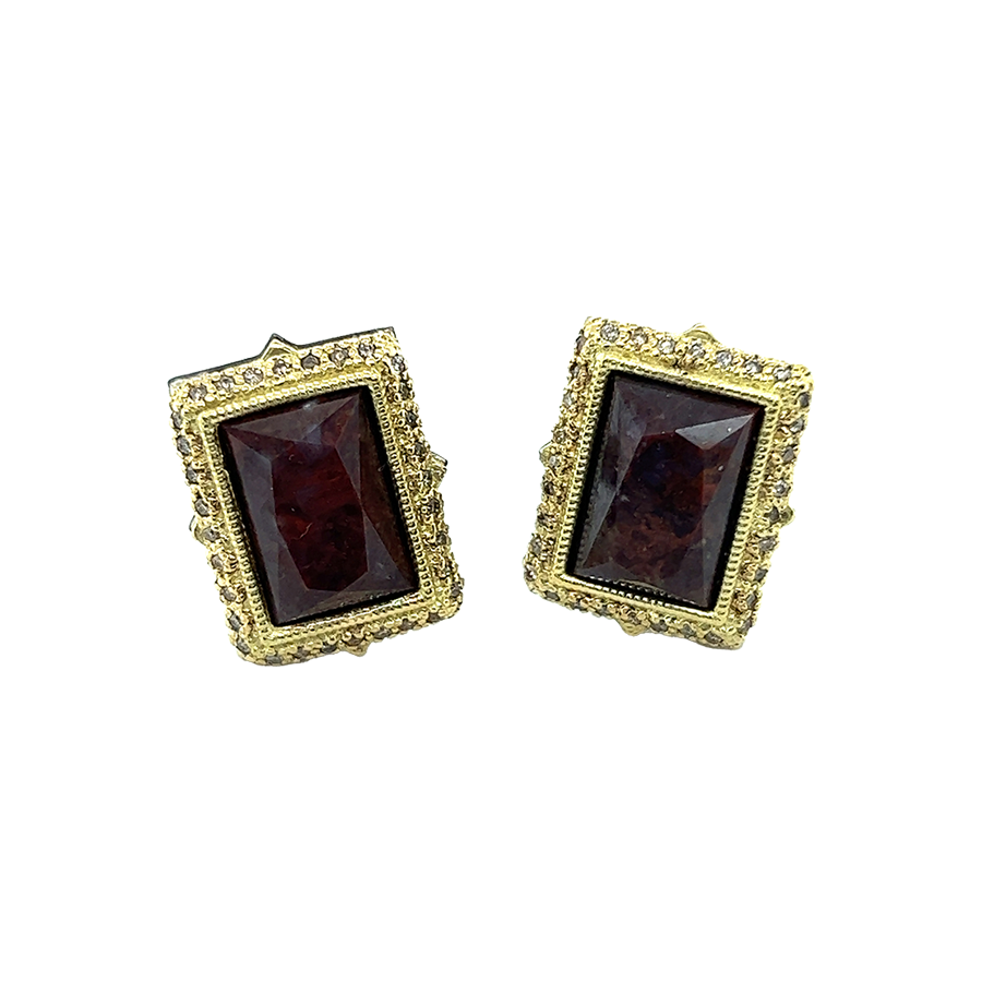 19X15 MM BROWN PIETERSITE CUFF LINK – Armenta Collection