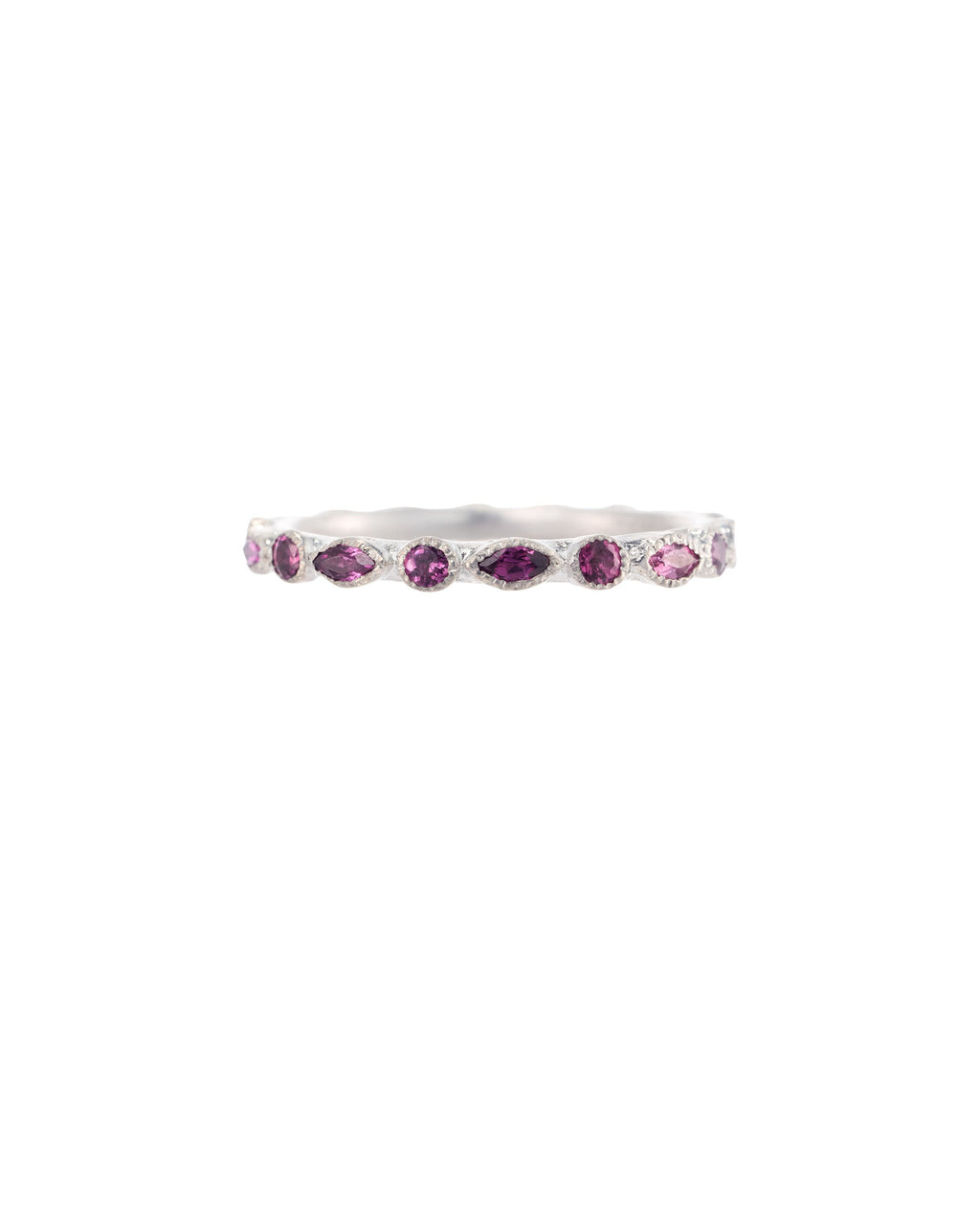 NEW WORLD RHODOLITE STACK RING – Armenta Collection