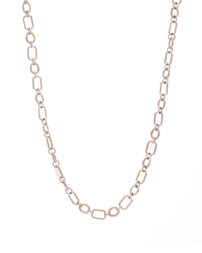Small Silver Paperclip Chain with Crivelli Toggle – Armenta Collection