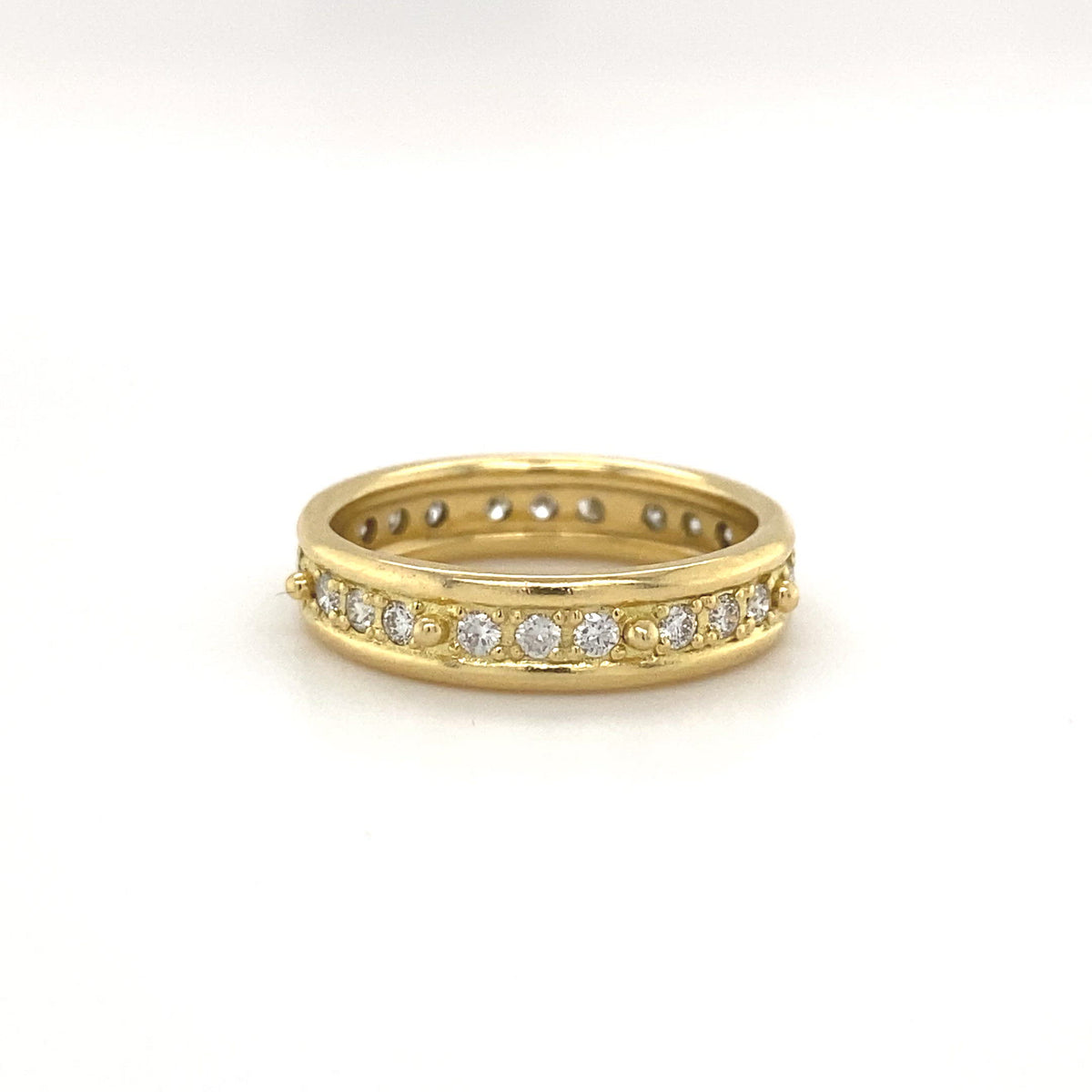 Granulation Stack Band Ring – Armenta Collection